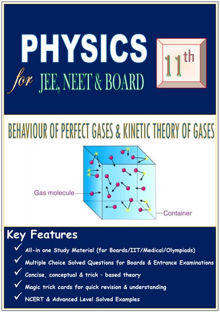 PHYSICS CLASS XII Chapter 3 - Kinetic theory of gases and radiation | PPTX