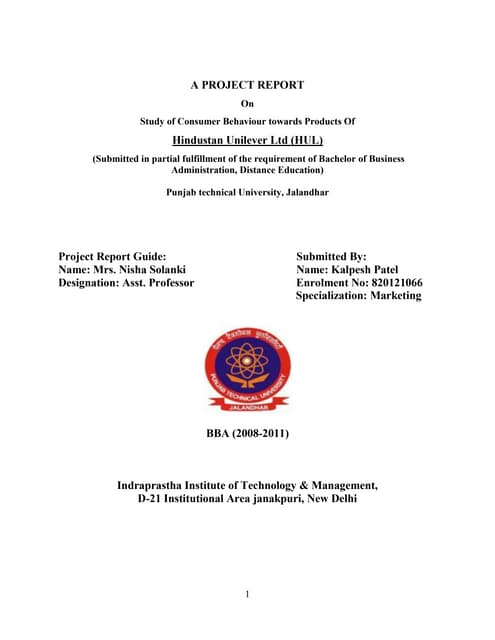 HUL PRODUCT MIX | PDF | Skin Care | Beauty