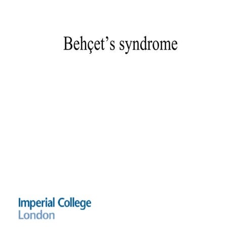 Behcet | PPT