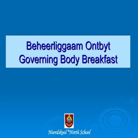 Beheerliggaam Ontbyt | PPT