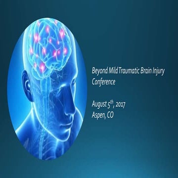 Behind mTBI Conference | PPTX