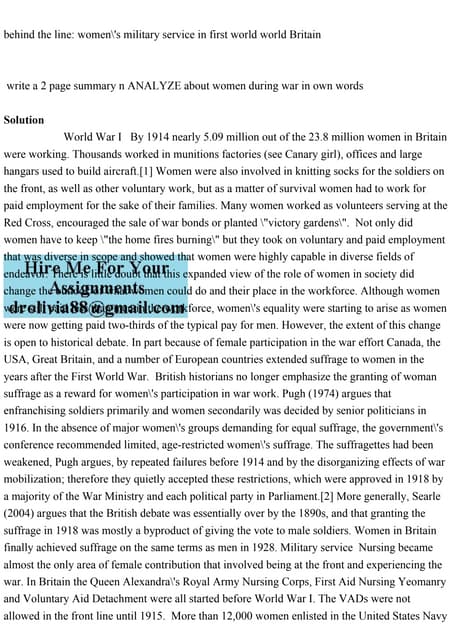 Women in World War II | PPT