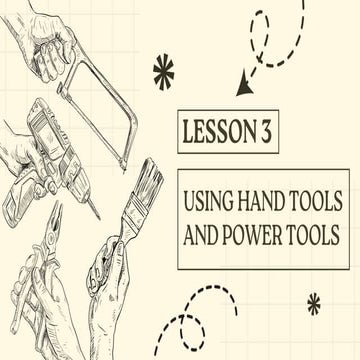 TLE 7 - 3rd Topic - Hand Tools, Power Tools, Instruments, and Equipment ...