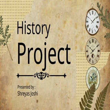 Beige and Brown Vintage Classic Project History Presentation.pptx