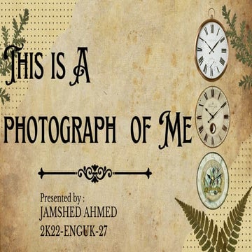 This is a photograph of by Margaret Atwood me prep by Jamshed Ahmed ...