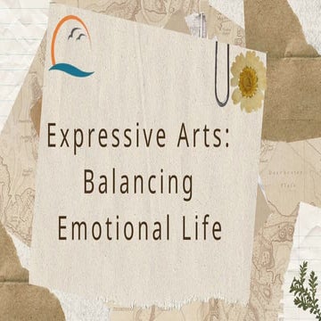 Expressive Arts for Emotional Healing & Self-Discovery | PPTX