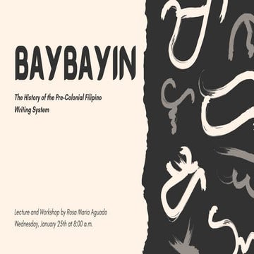 Beige and Dark Gray Simple History and Writing Baybayin Presentation.pdf