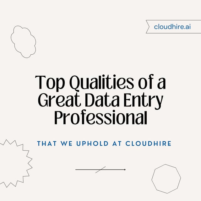 Top Qualities of a Great data Entry Professional | PDF
