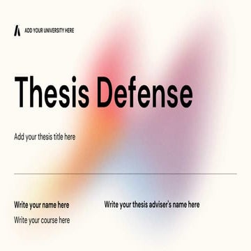Beige Pastel Orange Pastel Purple Professional Gradients College Thesis ...
