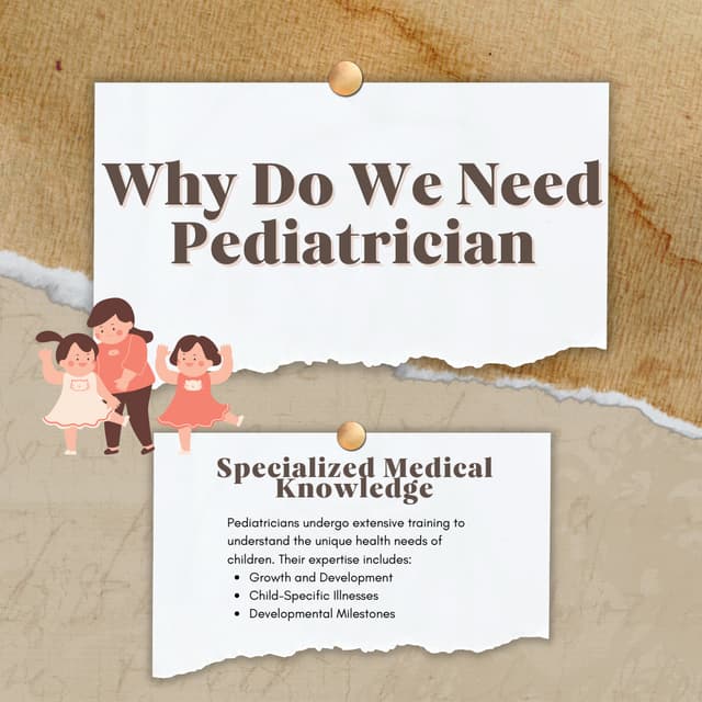 Why You Need a Pediatrician Dr Pawan Sulaniya | PDF