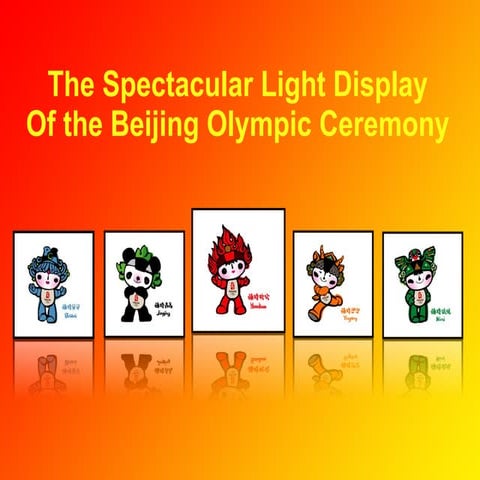 Beijing Olympic Light Display | PPT