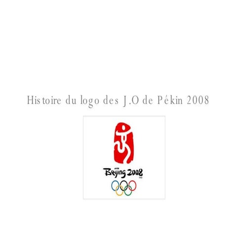 Beijing Olympic Logo Story | PPS
