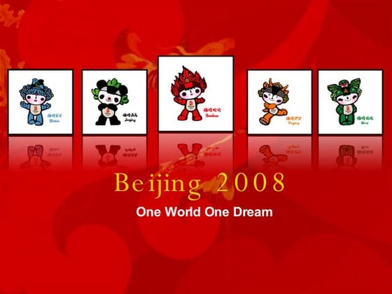 Beijing Olympic Light Display | PPT
