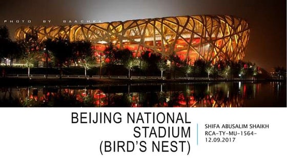 Structure of national stadium bejing | PPTX | Civil Engineering ...