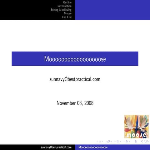 use Moose talk in beijing workshop 2008 | PDF | Programming Languages | Computing