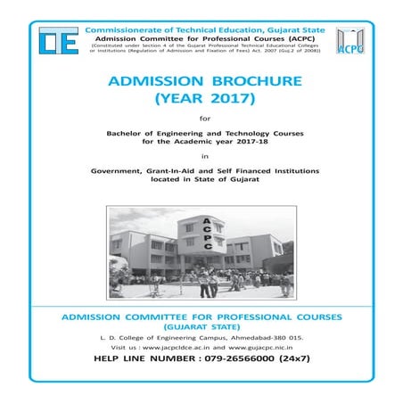 BE/B.Tech Information Booklet 2017 | PDF