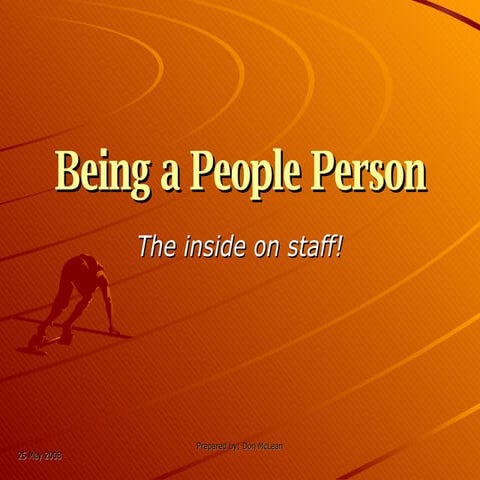 Being A People Person | PPT
