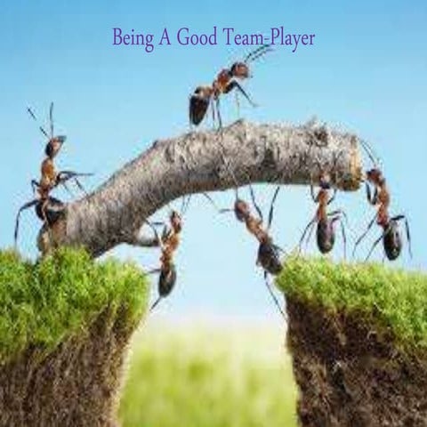 Being a good team player! | PPT