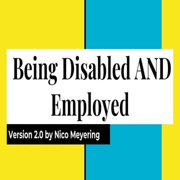 Being Disabled And Employed | PPT
