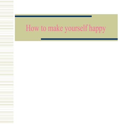 Being happy - Slide pendek | PPS