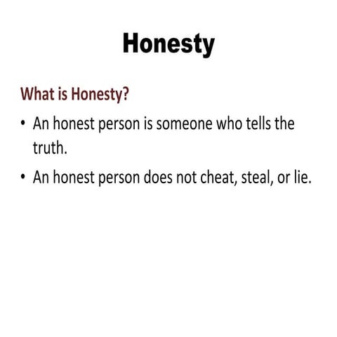 Telling the Truth: Learning about Honesty.pptx