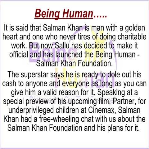 Being Human | PPT