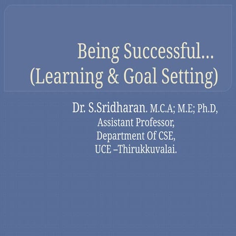 How to Being Successful in education and life.pptx