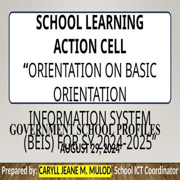 BEIS SLAC - SEP. 6, 2024.pptxBEIS SLAC - SEP. 6, 2024.pptxBEIS SLAC ...