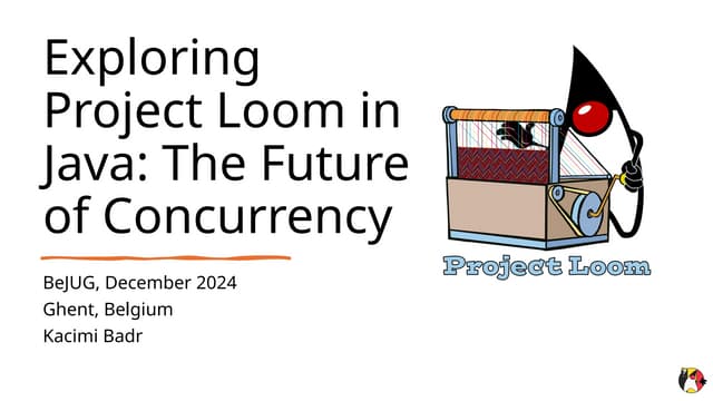 Java Modern concurrency: Virtual threads (Project Loom) | PPT Java Modern concurrency: Virtual threads (Project Loom) | PPT