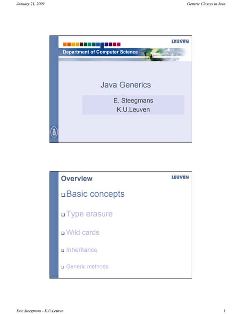 BeJug.Org Java Generics | PDF BeJug.Org Java Generics | PDF