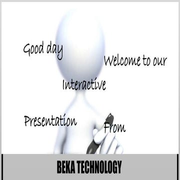 Beka Technology | PPSX | Operating Systems | Computer Software and Applications