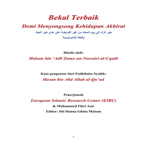 Bekal akhirat | PDF