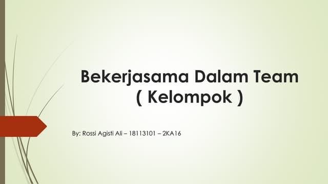 Teamwork dalam organisasi | PDF