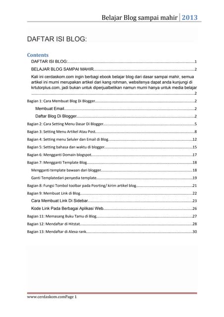 Update fans page facebook otomatis dari blog | PDF