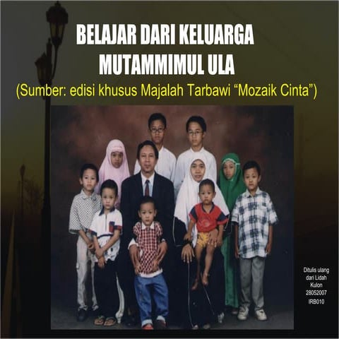 Belajar dari-keluarga-mutammimul-ula | PPT