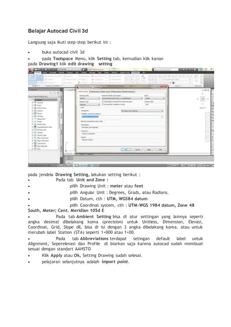 Tutorial+auto cad+land+dev+2i | PDF