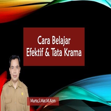 Belajar Efektif dan tata krama (pak murta).pptx
