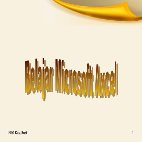 belajar excel dasar dengan cepat .ppt
