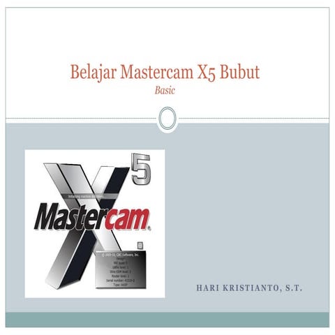 Belajar mastercam lathe x5 | PDF