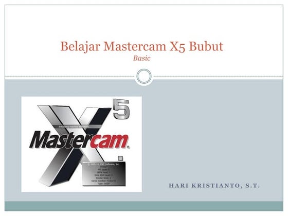 MODUL MASTERCAM DASAR | PDF