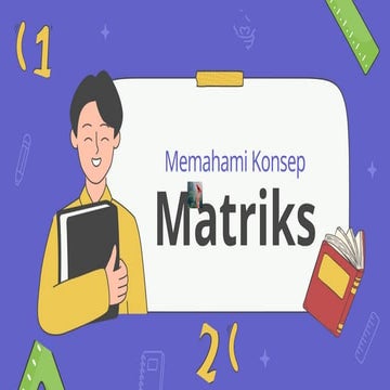 Belajar Matematika Matriks Presentasi Biru Ilustrasi.pptx