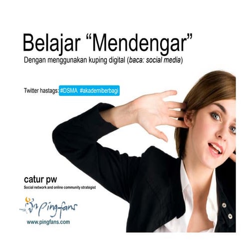 BELAJAR MENDENGAR by Catur PW | PPT