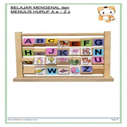 BELAJAR MENGENAL dan MENULIS HURUF ABC | PDF