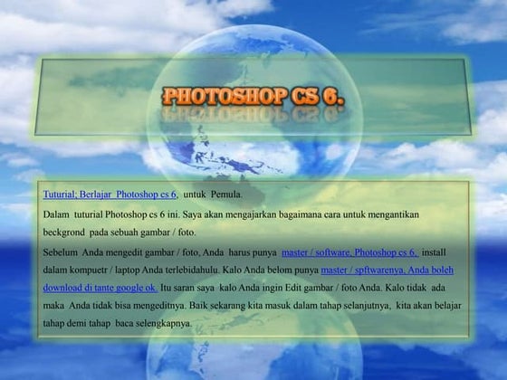 Instal photoshop cs 6 | PDF