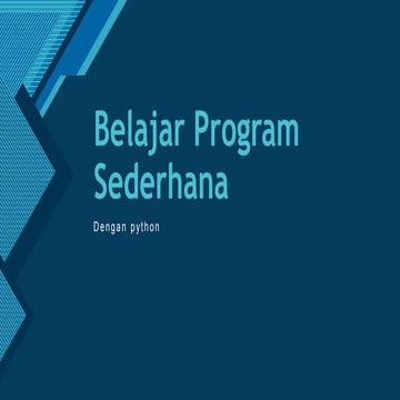 Belajar Program Sederhana Pertemuan 16 April 2022.pptx
