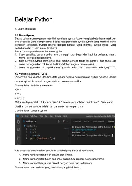 TUGAS PEMOGRAMAN LANJUT NINDA BAITZA MAULANA | PPT