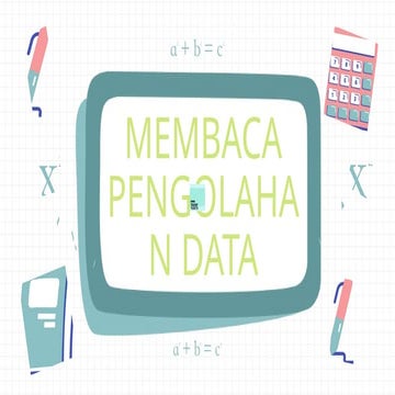 Pengantar Membaca dan Mengolah Data dengan Diagram dan Piktogram | PPTX