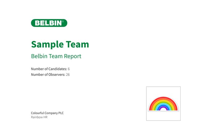 belbin report for team member, comprehensive | PPT belbin report for team member, comprehensive | PPT