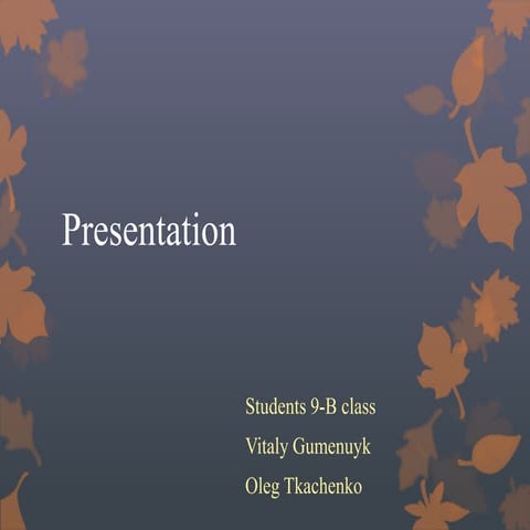 Belfast castle гуменюк в. | PPTX