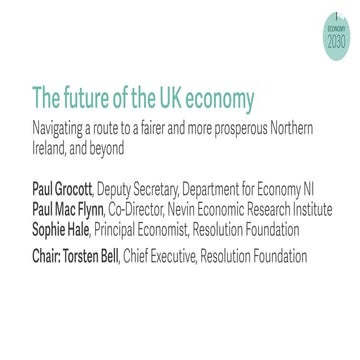 The future of the UK economy | PPT